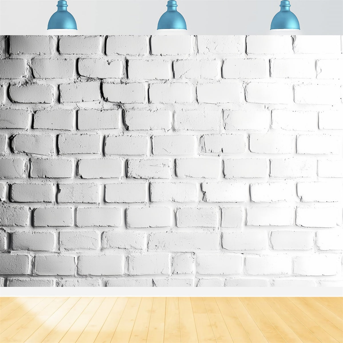 White Brick Wall Backdrop Classic Studio Brick Backdrop CSH6-154