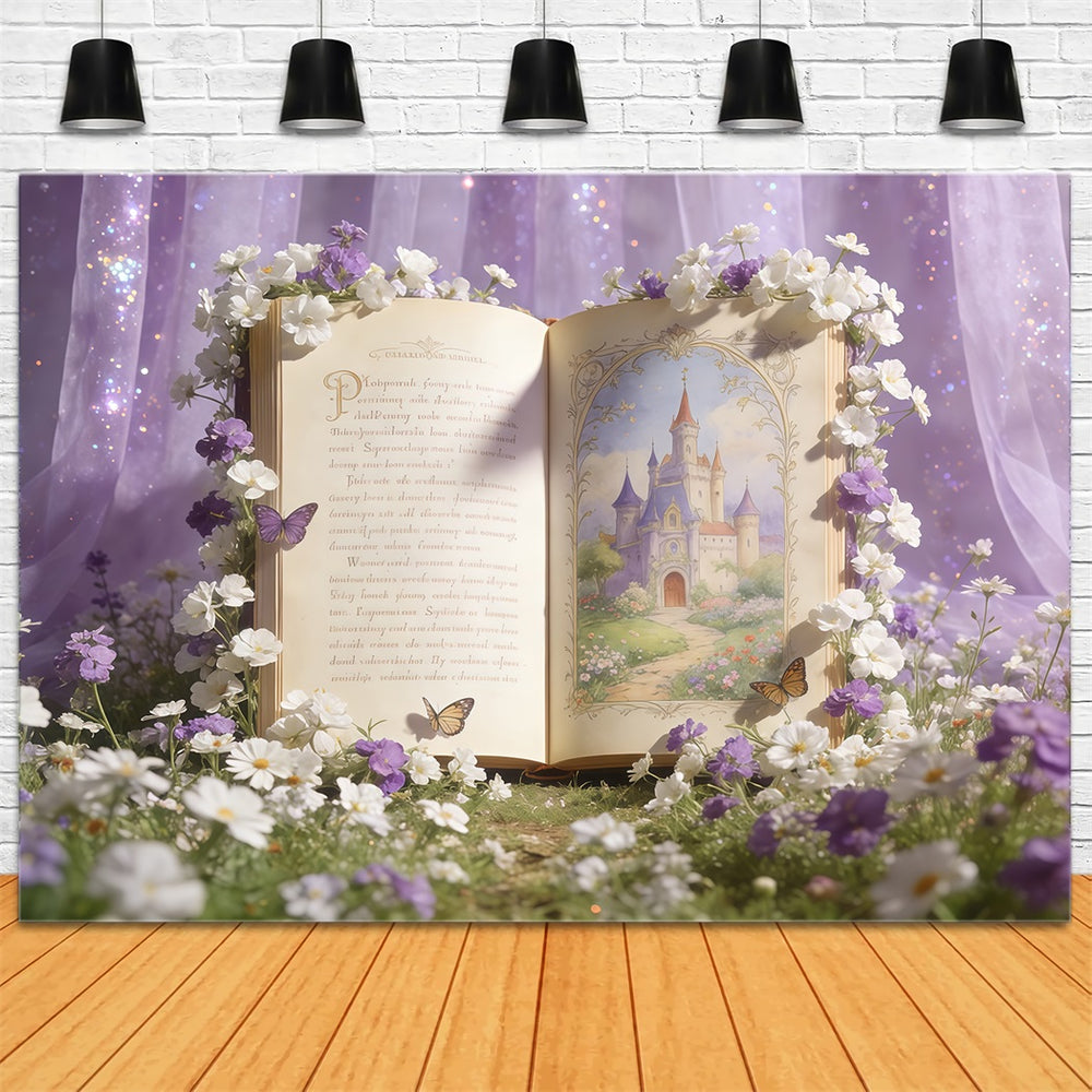 Wildflower Backdrop Ideas Enchanted Storybook Fairy Garden Pastel Flor