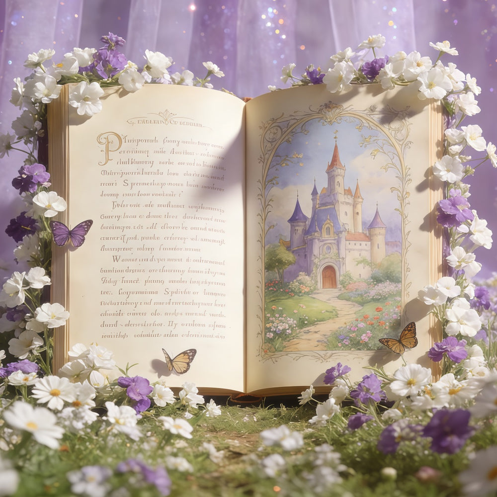 Wildflower Backdrop Ideas Enchanted Storybook Fairy Garden Pastel Flor