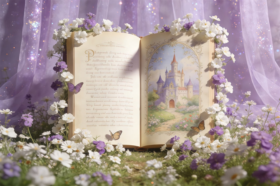 Wildflower Backdrop Ideas Enchanted Storybook Fairy Garden Pastel Flor