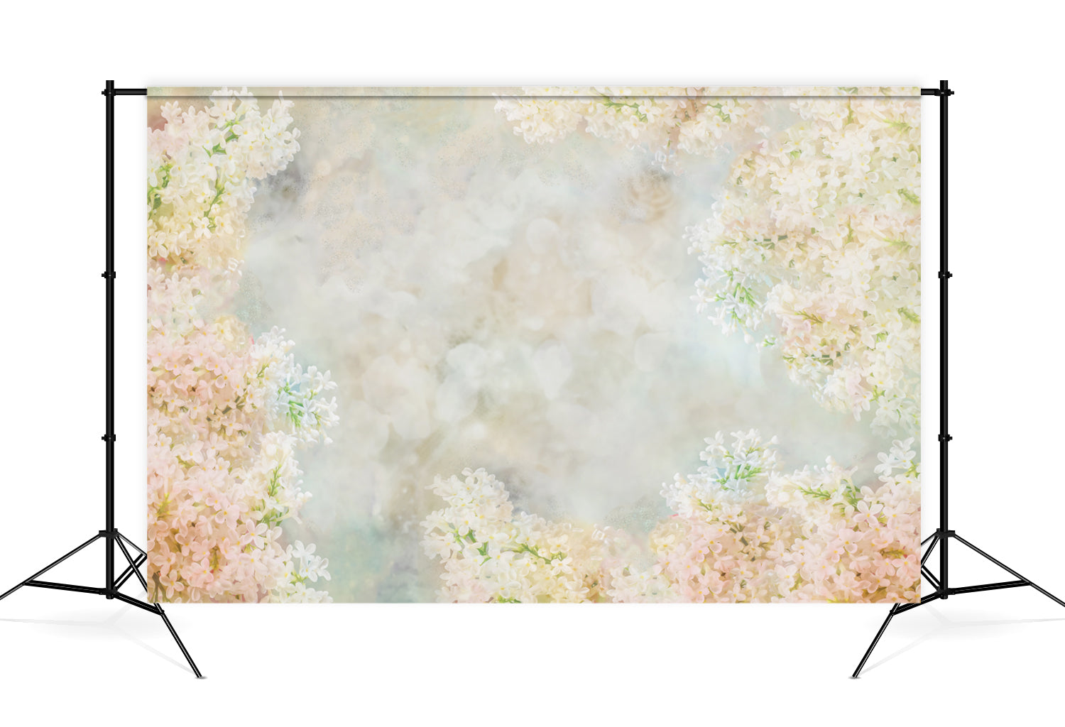 Light Color Abstract Fine Art Floral Backdrop D958 – Dbackdrop
