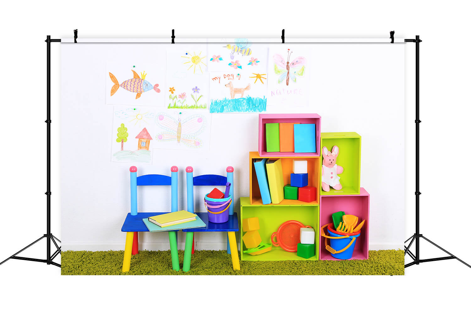 School Classroom Interior Photography Backdrop DBD7-10 – Dbackdrop