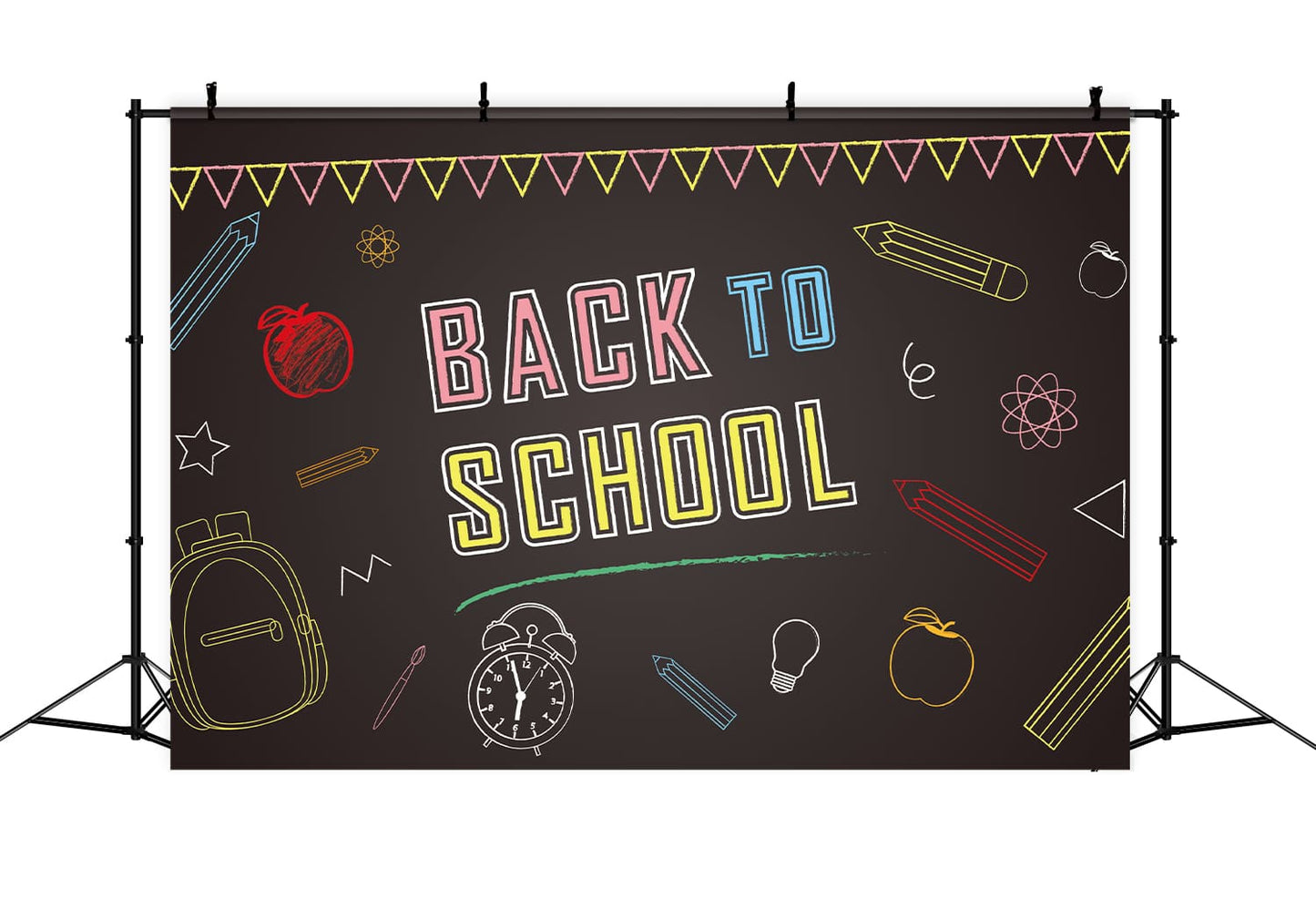 Back to School Black Board Drawing Backdrop DBD7-3 – Dbackdrop