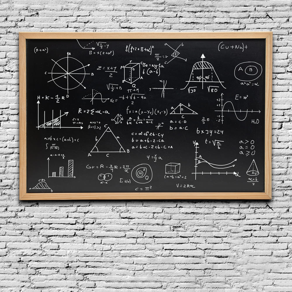 Math Equations Blackboard Back to School Backdrop DBD7-33 – Dbackdrop