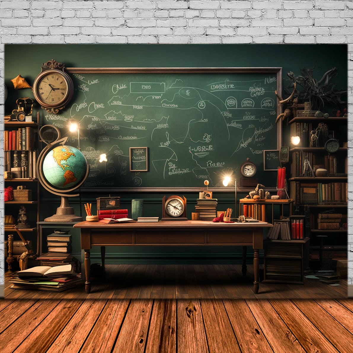 Back to School Teaching Room Photography Backdrop DBD7-39 – Dbackdrop