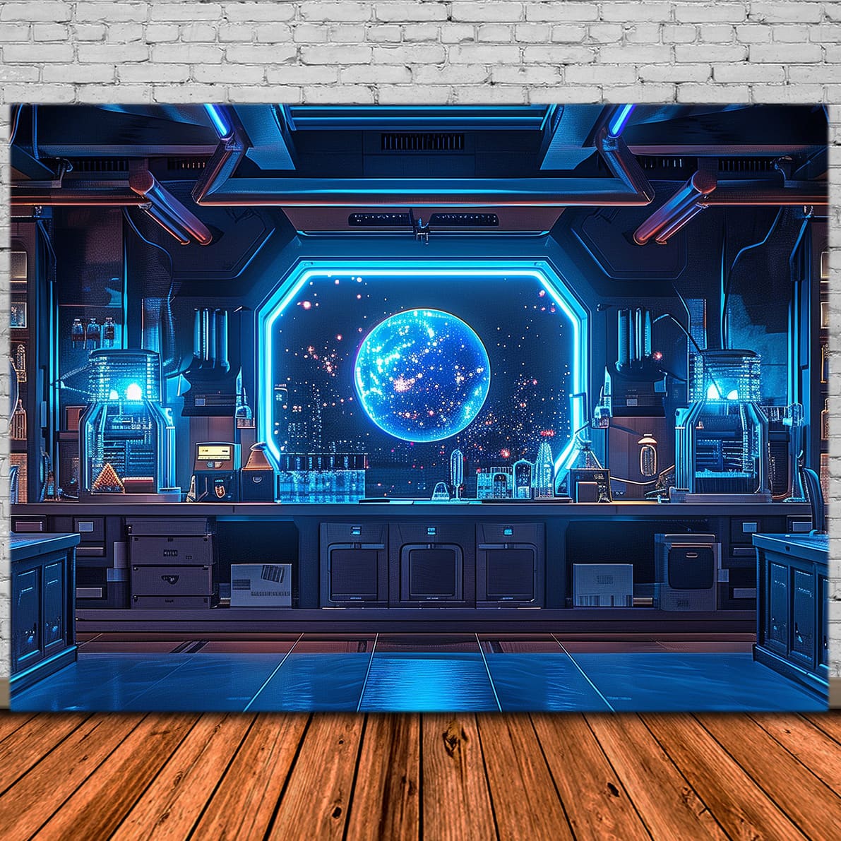 Science Laboratory Back to School Backdrop DBD7-52 – Dbackdrop