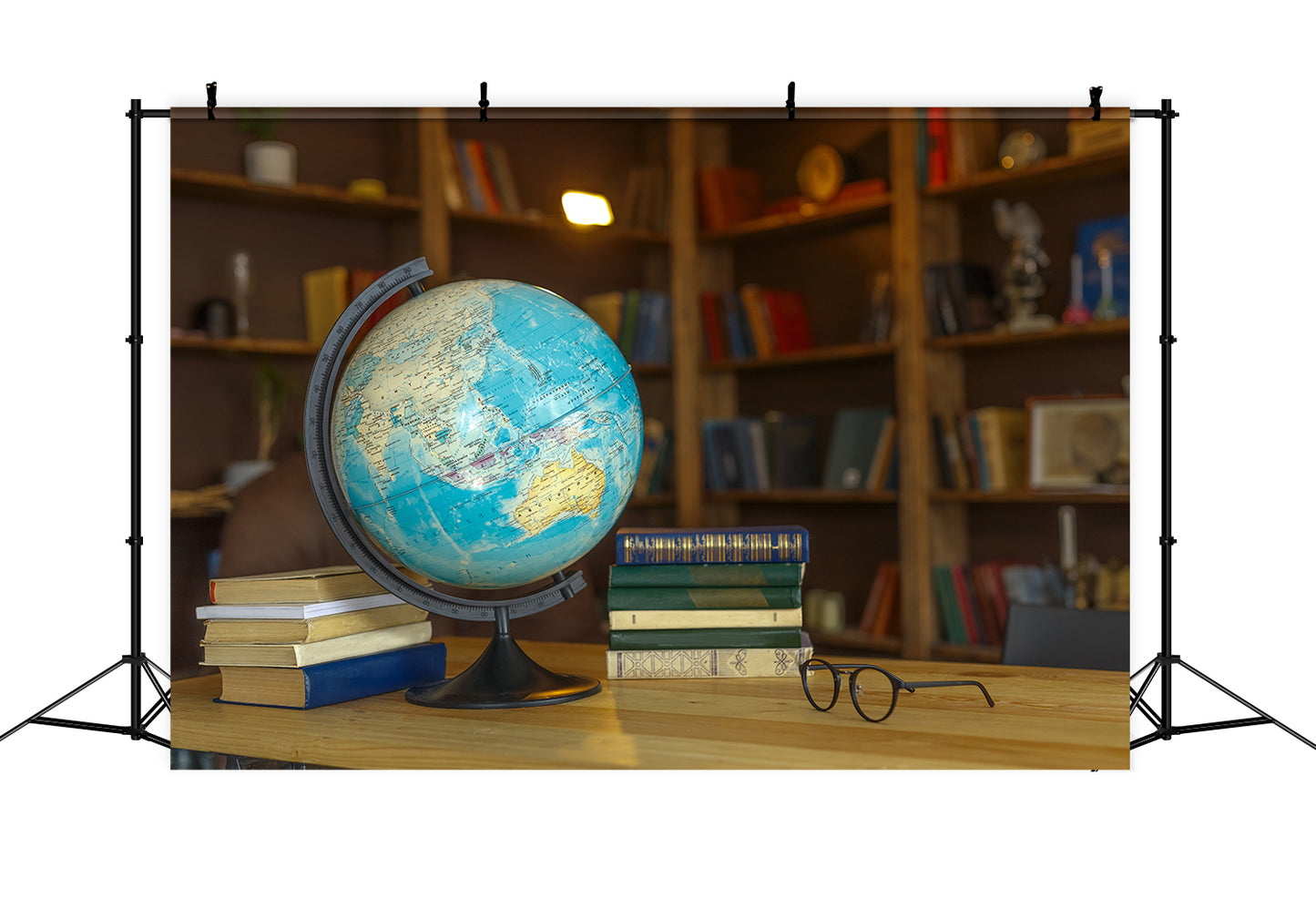 Library Table Desk Back to School Backdrop DBD7-63 – Dbackdrop