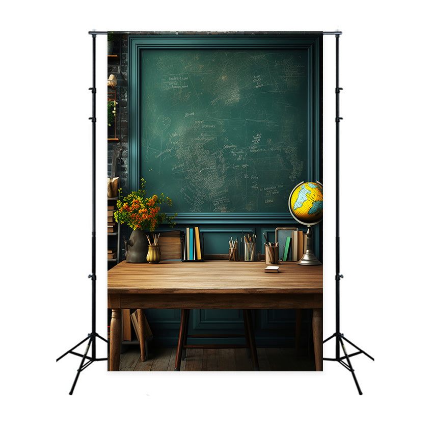 Back to School Blackboard Desk Backdrop DBD7-64 – Dbackdrop
