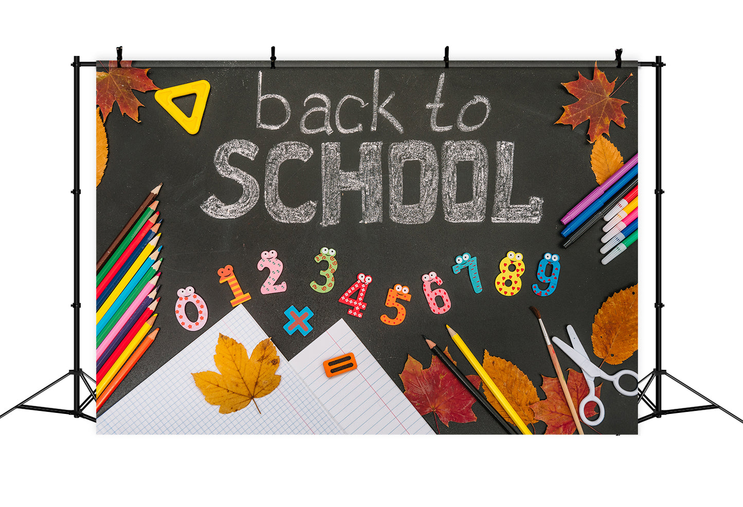 Back to School Chalkboard Drawings Backdrop DBD7-70 – Dbackdrop