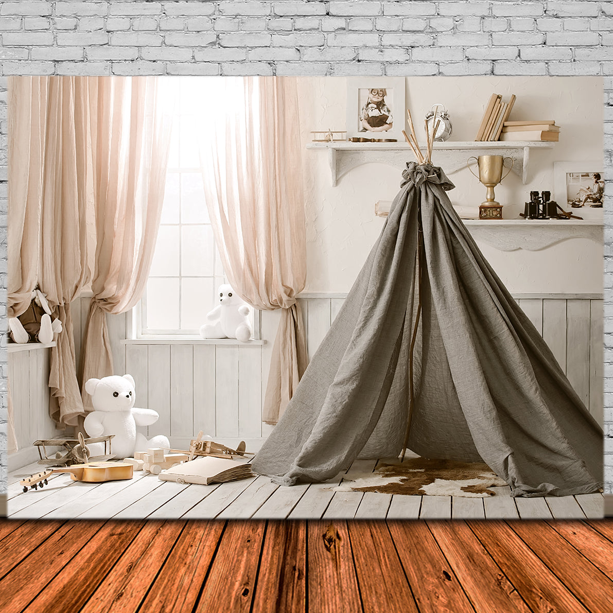 Aircraft Tent Back to School Photography Backdrop DBD7-72 – Dbackdrop