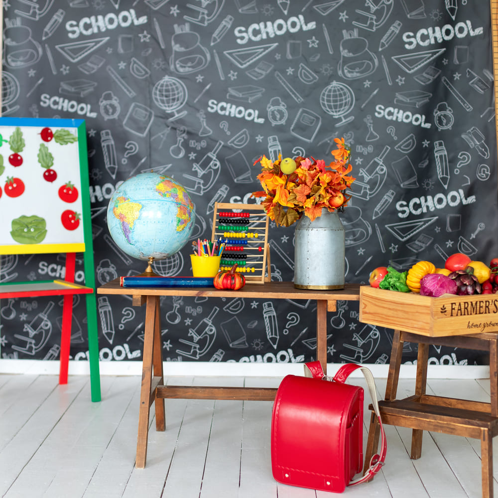 Back to School Classroom Blackboard Backdrop DBD7-9 – Dbackdrop
