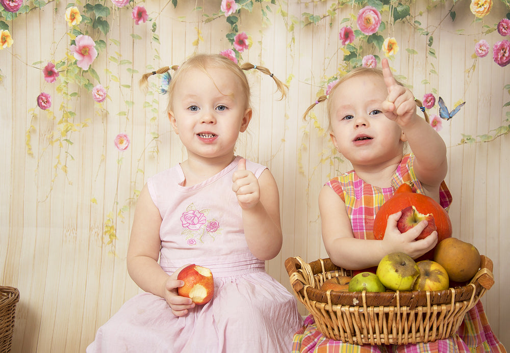 Beautiful Floral Wood Backdrops for Photo Booth F-1489