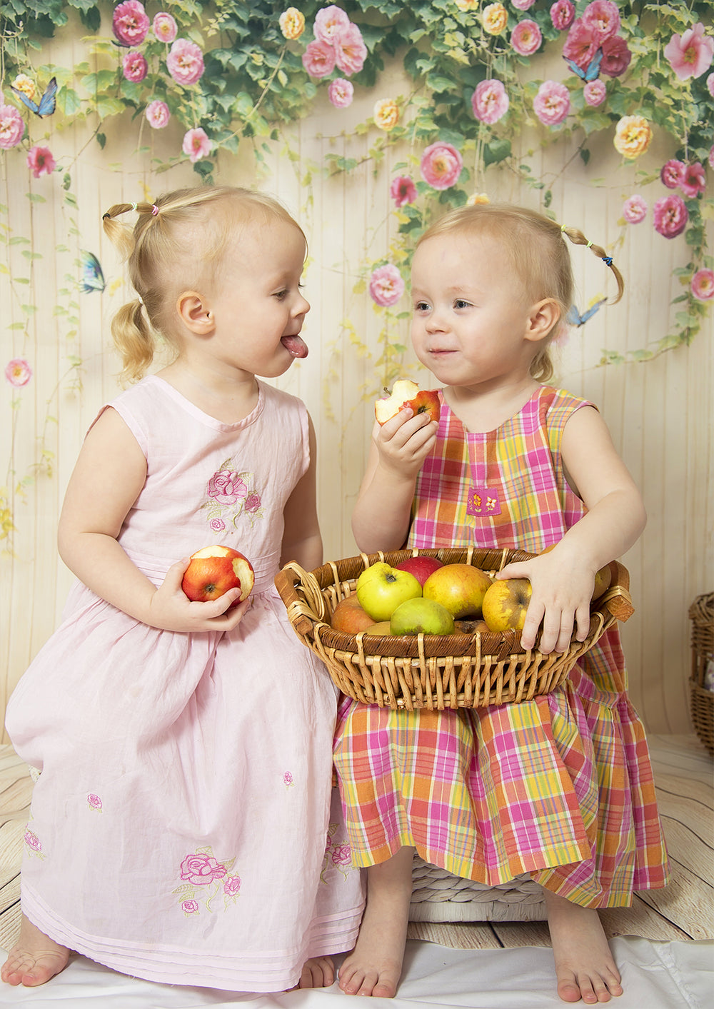 Beautiful Floral Wood Backdrops for Photo Booth F-1489