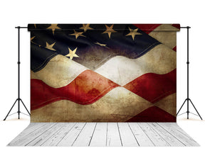 American Flag Patriotic Independence Day Backdrop for Photography GA-1 ...