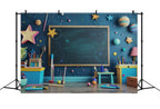 Backdrop Back To School Space-Themed Classroom Backdrop GQ3-110