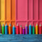 Backdrop Back To School Fun Color Pencil Learning Backdrop GQ3-130