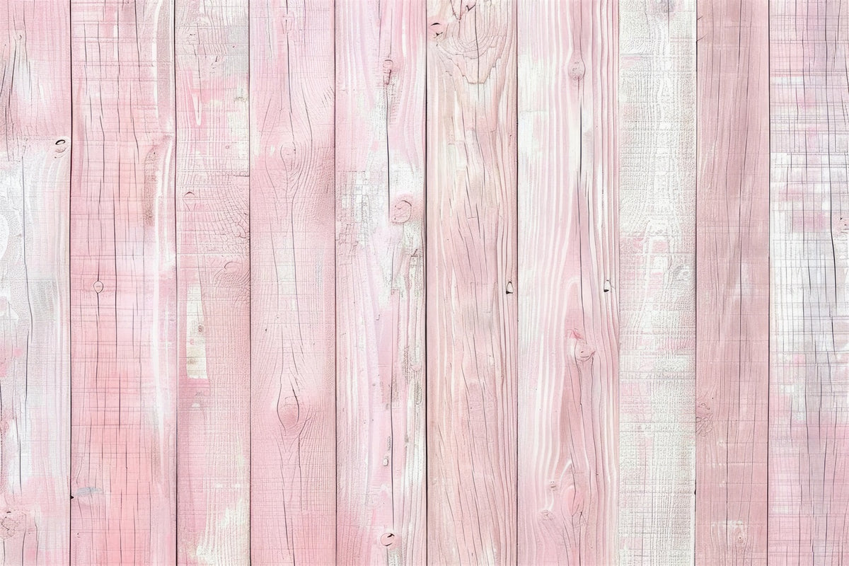 Rustic Wood Backdrop Vintage Pink Washed Backdrop GQ4-106