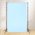 Blue School Photo Backdrop Baby Blue Minimalist Backdrop GQ4-215