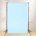 Blue School Photo Backdrop Baby Blue Minimalist Backdrop GQ4-215