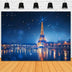 Night In Paris Backdrop Starry Sky Paris River Backdrop GQ4-46
