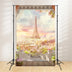 Paris Themed Photo Backdrop Elegant Balcony Paris City Backdrop GQ4-49
