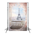 Paris Themed Backdrops Elegant Balcony Paris Tower Backdrop GQ4-64