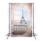 Paris Themed Backdrops Elegant Balcony Paris Tower Backdrop GQ4-64