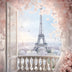 Paris Themed Backdrops Elegant Balcony Paris Tower Backdrop GQ4-64