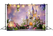 Castle Backdrops Twilight Flower Castle Children Backdrops GQ5-200