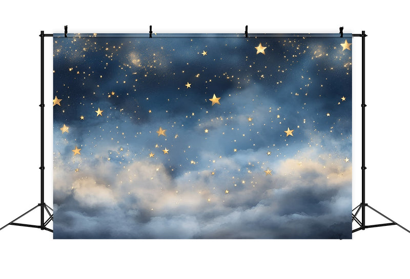Starry Sky Backdrop Glowing Stars Dreamy Sky Backdrop GQ5-57