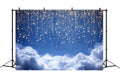 Star Photo Backdrop Sparkling Star Cloud Backdrop GQ5-63