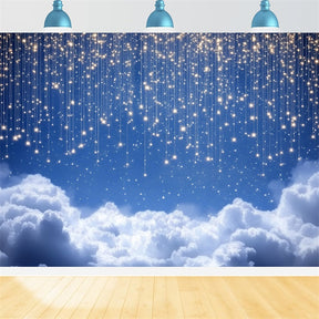 Star Photo Backdrop Sparkling Star Cloud Backdrop GQ5-63