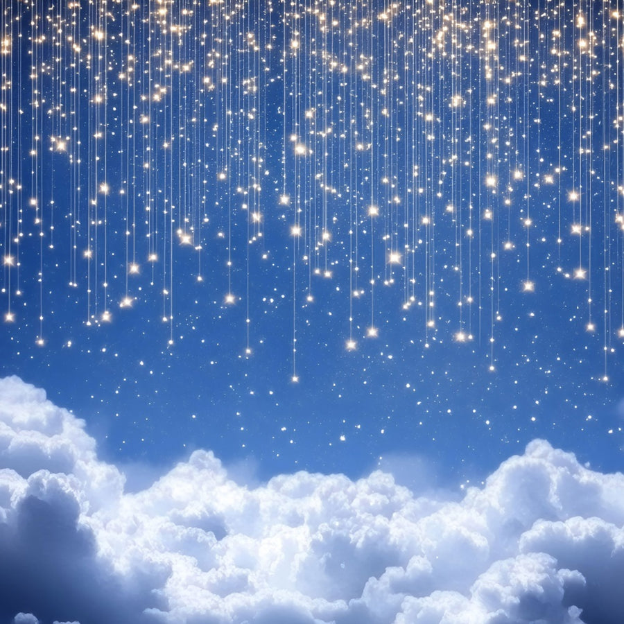 Star Photo Backdrop Sparkling Star Cloud Backdrop GQ5-63