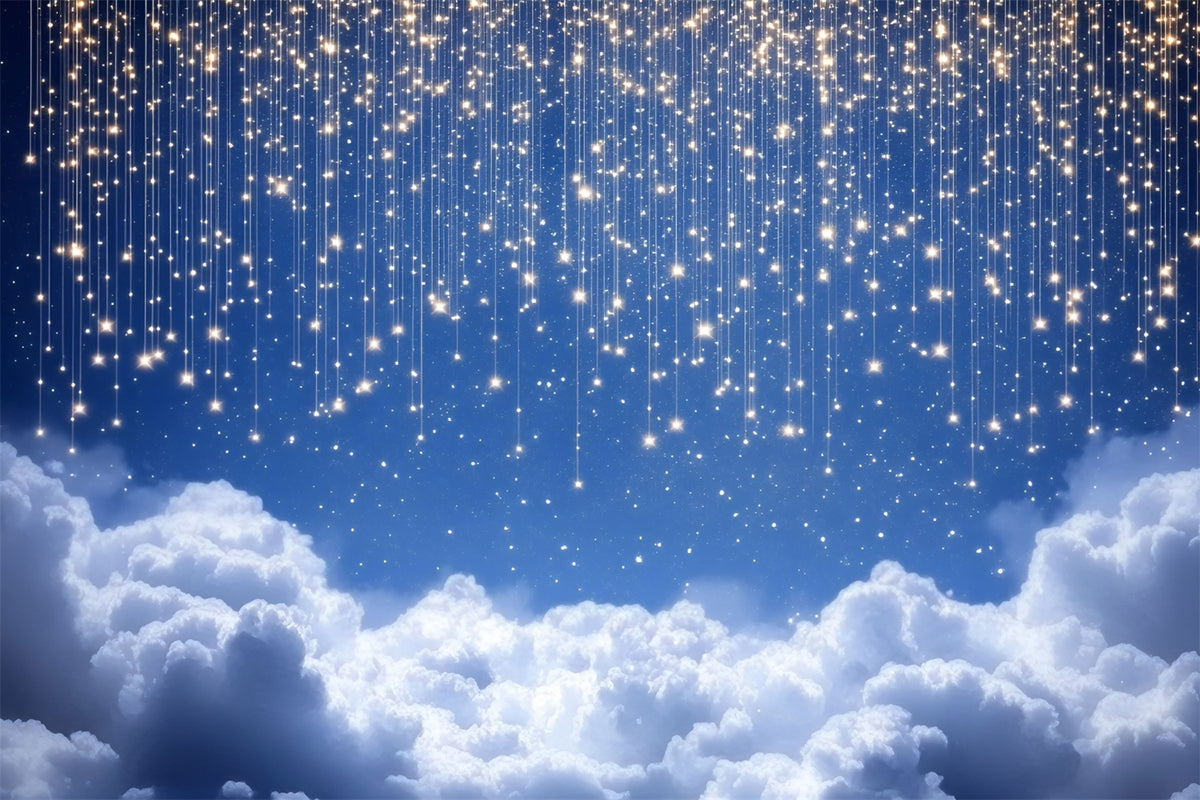 Star Photo Backdrop Sparkling Star Cloud Backdrop GQ5-63