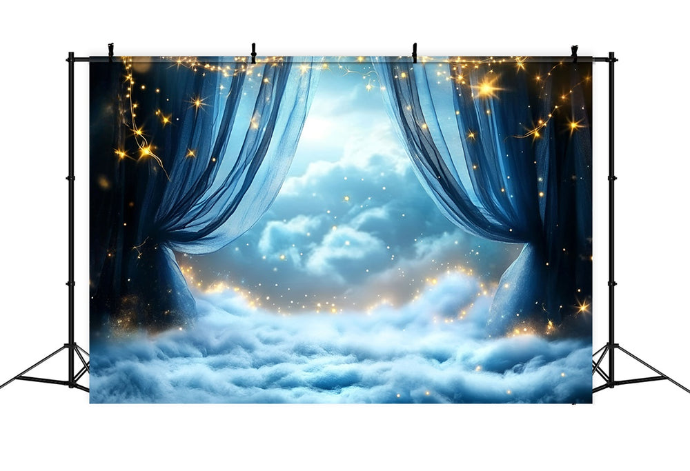 Starry Sky Backdrop Drapes Star Cloud Fantasy Backdrop GQ5-66