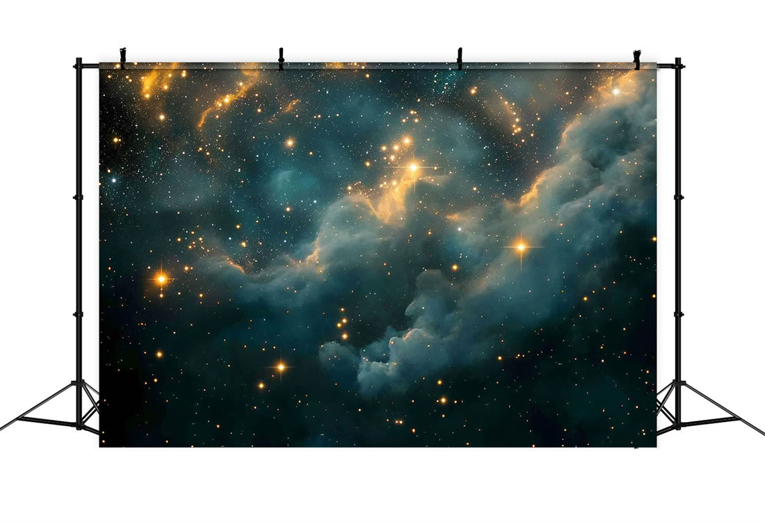 Starry Backdrop Galactic Sky Sparkle Glow Backdrop GQ5-67
