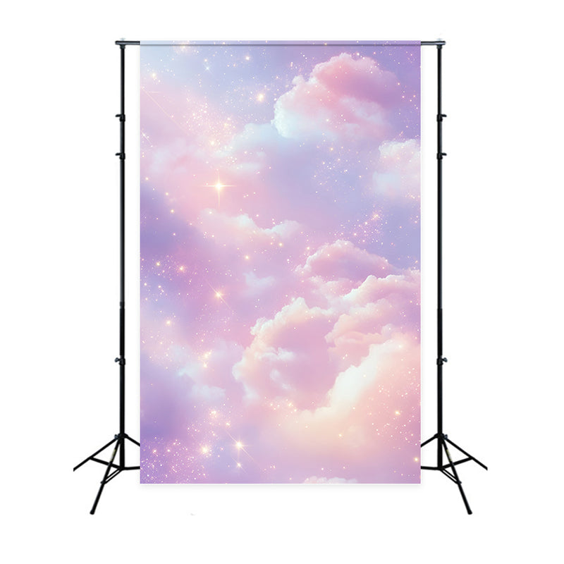 Cloud Backdrops Lavender Dream Sparkle Sky Backdrop GQ57-116