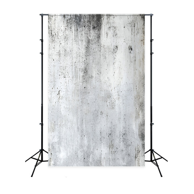 Concrete Backdrop Weathered White Concrete Texture Dark Marks Portrait
