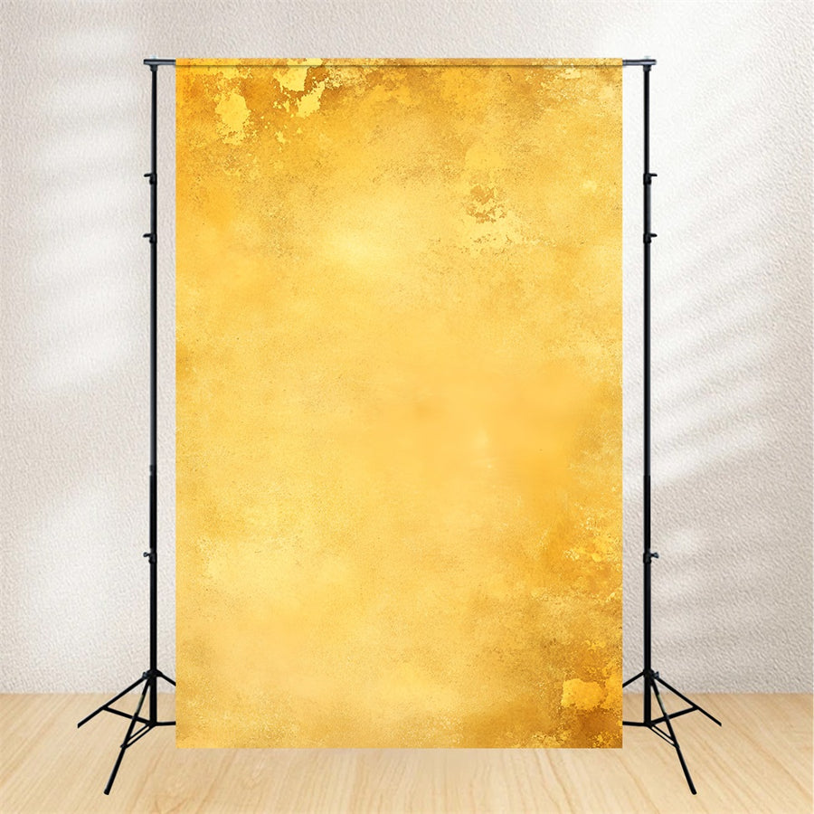 Yellow Backdrop Golden Vintage Textured Wall Background Portrait Photo