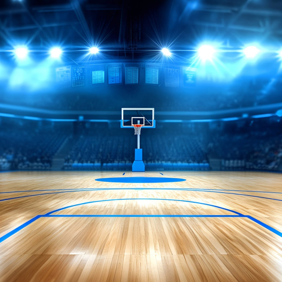 Basketball Backdrops Pro Court Spotlight Backdrop GQ6-263