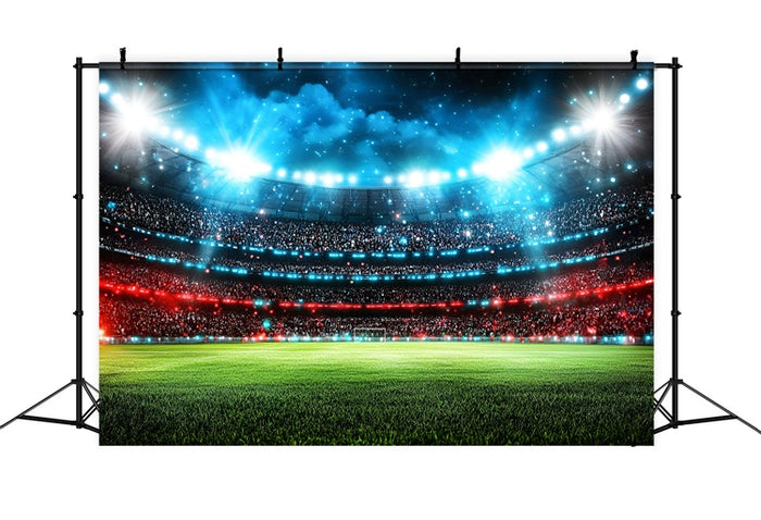Soccer Field Backdrop Champions Glory Field Backdrop GQ6-281