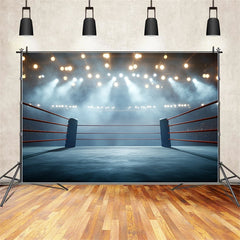 Boxing Ring Backdrop Fight Night Arena Backdrop GQ6-291