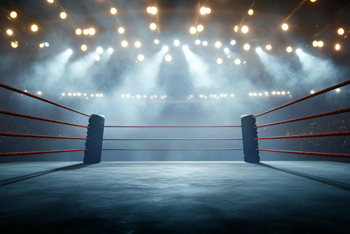 Boxing Ring Backdrop Fight Night Arena Backdrop GQ6-291
