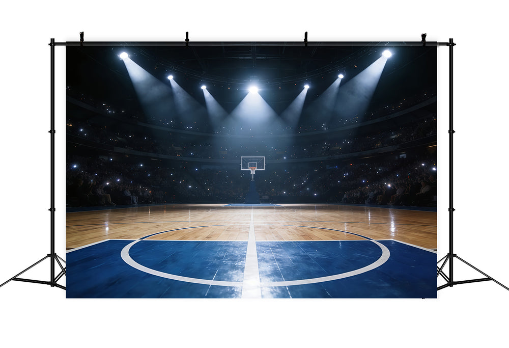 Basketball Backdrops Championship Arena Spotlight Sports Photography B