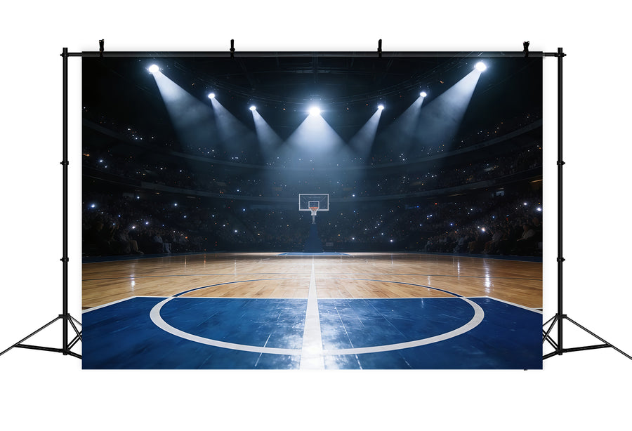 Basketball Backdrops Championship Arena Spotlight Sports Photography B