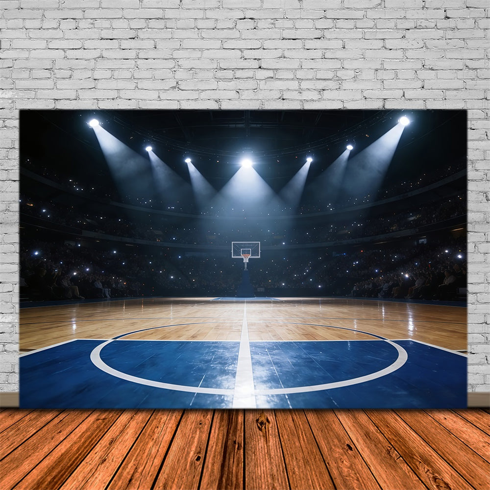 Basketball Backdrops Championship Arena Spotlight Sports Photography B