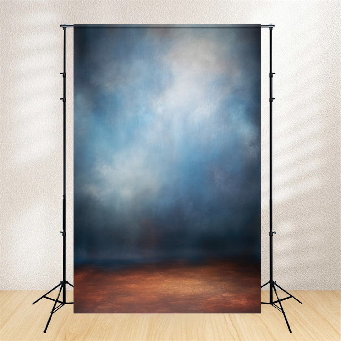 Backdrop For Portraits Misty Blue Abstract Wall Backdrop GTY2-150