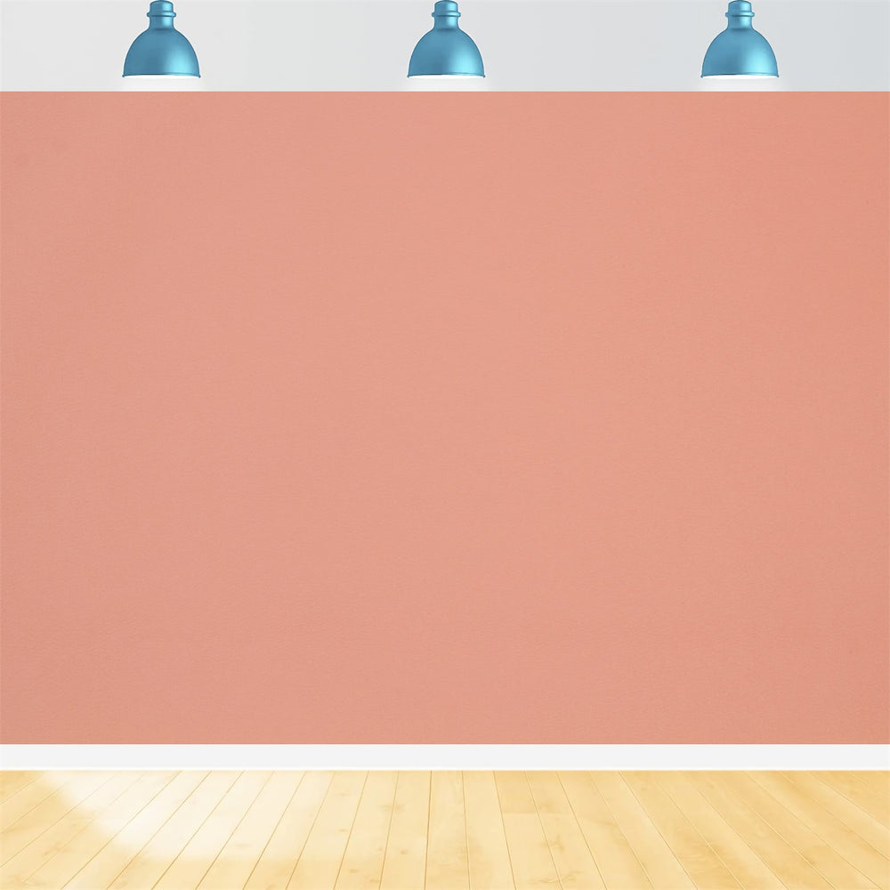 Orange Backdrop Photoshoot Elegant Warm Blush Backdrop GTY2-174