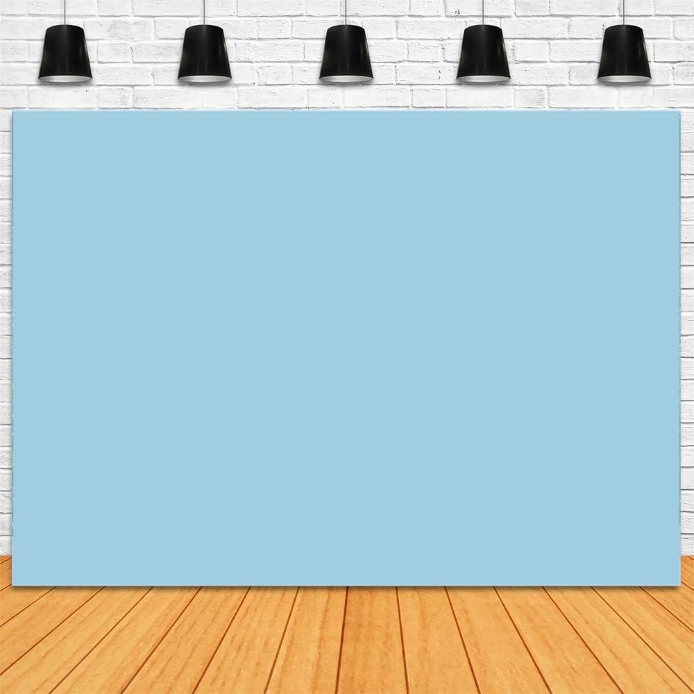 Light Blue Photo Backdrop Soft Sky Blue Smooth Backdrop GTY3-109