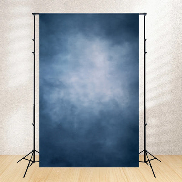 Blue Photo Backdrop Fog Blue Texture Backdrop GTY3-370